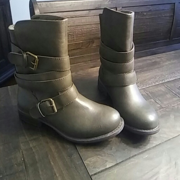 Rampage | Shoes | Nwotrampage Boots With Wraparound Side Buckles | Poshmark